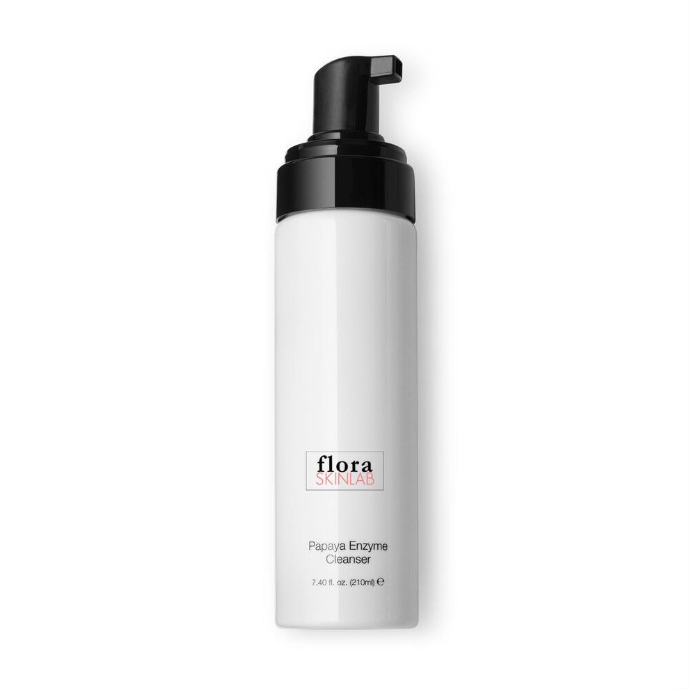 Foaming Papaya Face Cleanser – Flora Skinlab