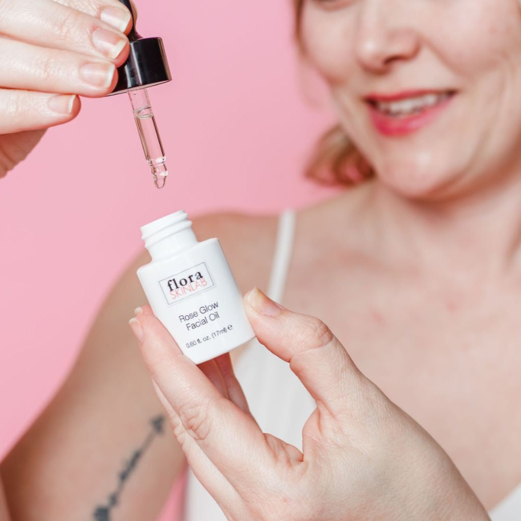 Rose Glow Facial Oil – Flora Skinlab