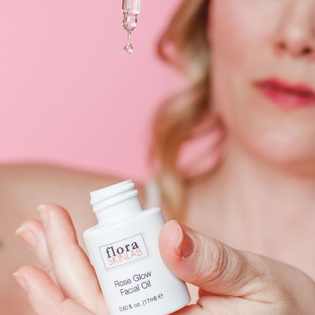 Rose Glow Facial Oil – Flora Skinlab